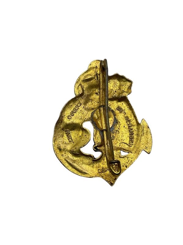 French Army Colonial Marines Saigon Pocket Badge - Military Antiques ...