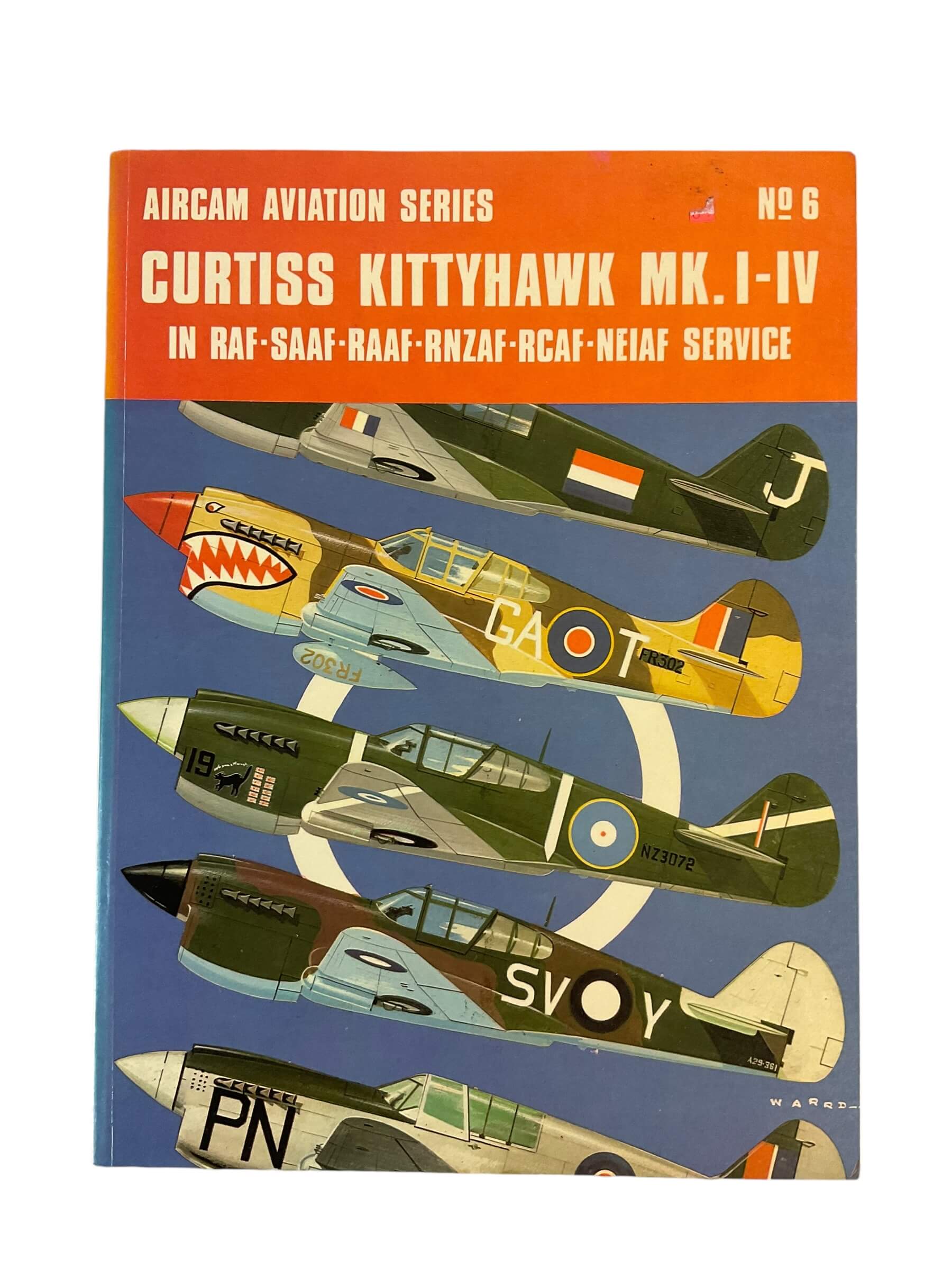 WW2 British Curtiss Kittyhawk MK 1 to 4 Aircam Aviation Series No 6 ...