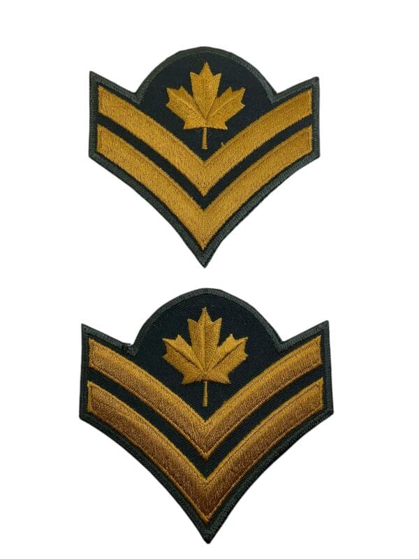Canadian Forces Garrison Dress Master Corporal MCPL Rank Insignia Pair ...