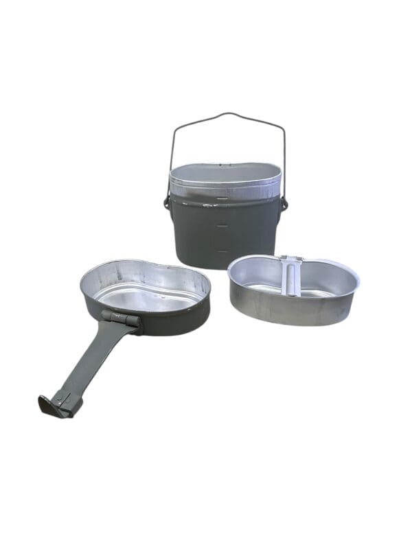 Cold War East German Army NVA 3-Piece Aluminum Mess Kit - Military ...
