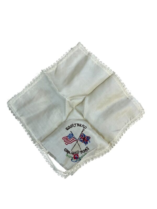 WW2 US British Greetings From England Handkerchief Home Front ...