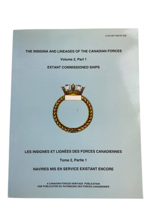 Canadian Insignia and Lineages Of The Canadian Forces Vol2 Pt1 ...