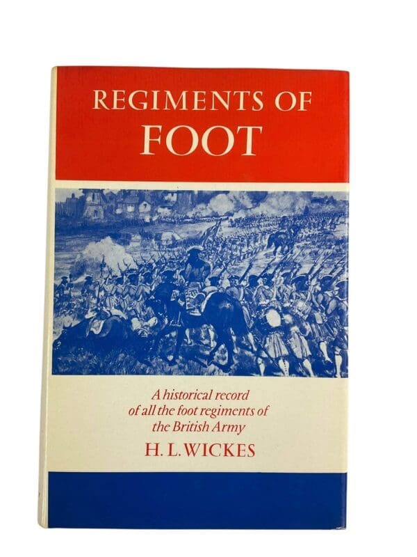 British Army Regiments of Foot Used Hardcover Reference Book - Military ...
