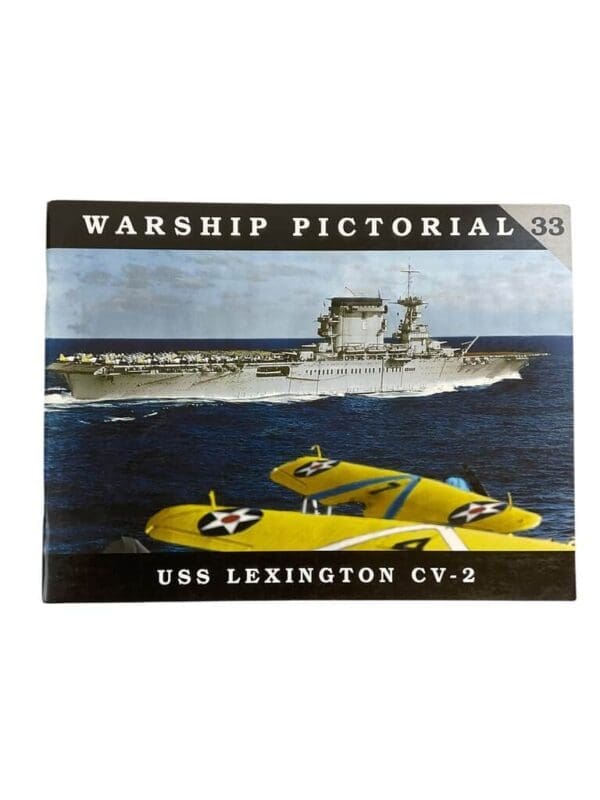 WW2 US USS Lexington CV 2 Warship Pictoral 33 Reference Book - Military ...