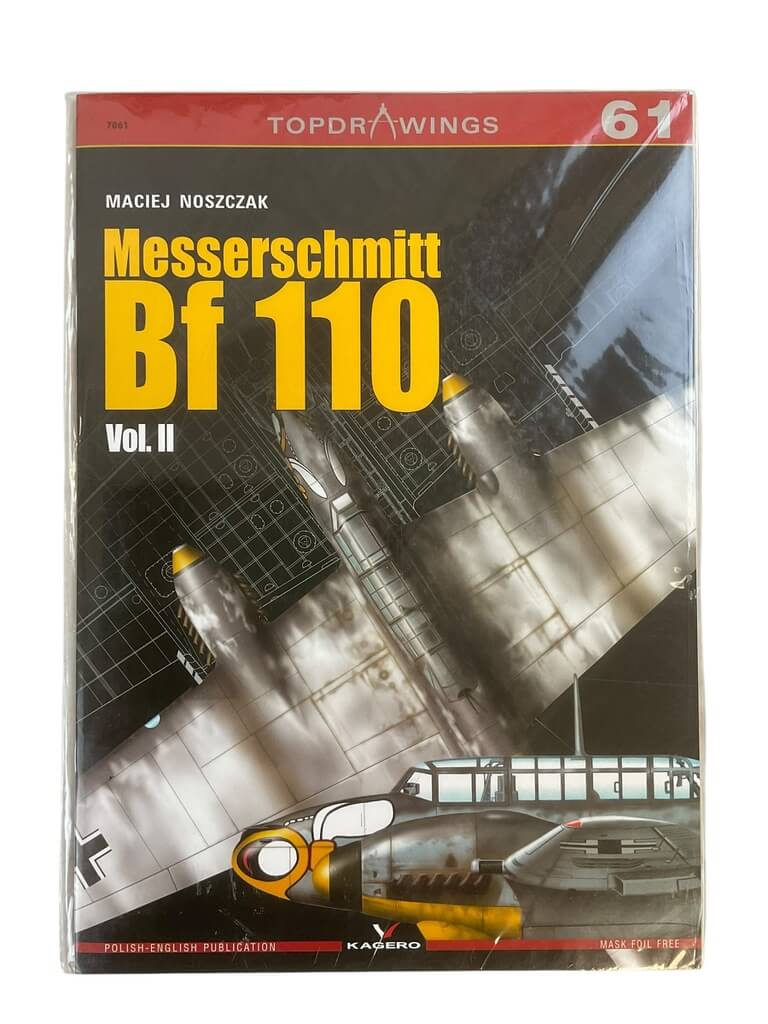 WW2 German Messerschmitt Bf 110 Vol 2 Vol II Topdrawings Reference Book ...