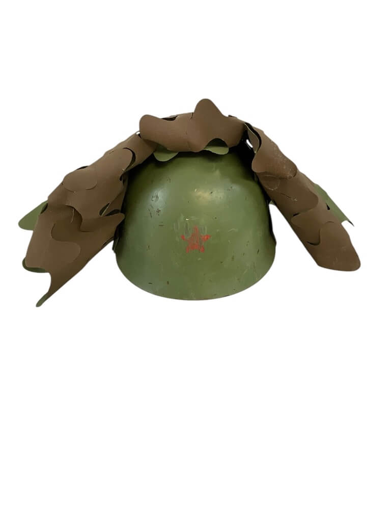 Cold War Era Yugoslavian Yugo M59/85 Steel Helmet With M68 Camo Cover ...