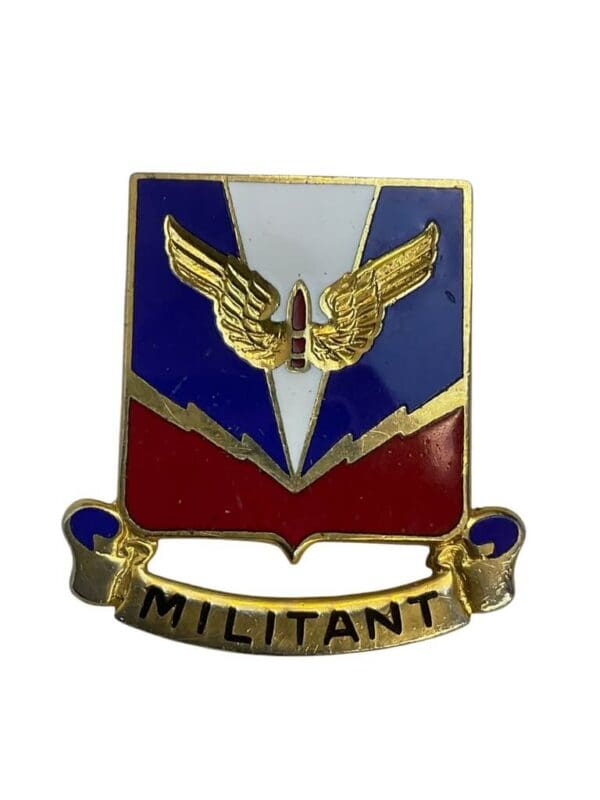 US Army DUI Distinctive Uniform Insignia Air Defence Artillery School ...