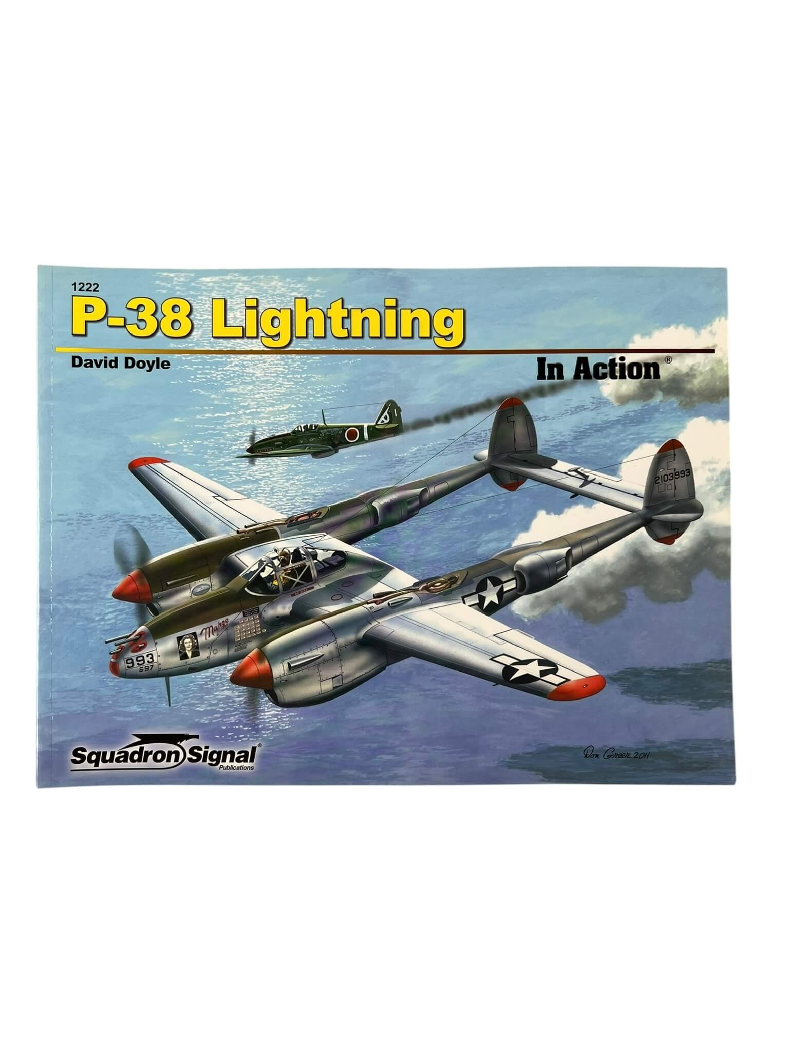 WW2 US USAAF P-38 Lightning In Action Squadron Signal Issue 1222 Used Softcover Reference Book ...
