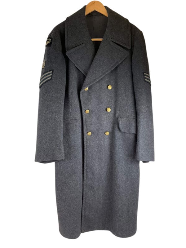 WW2 Canadian RCAF Sergeants Greatcoat 1942 Dated - Military Antiques ...