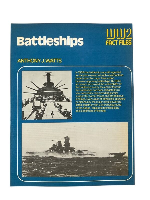 WW2 US British German Battleships WW2 Fact Files Used Softcover ...