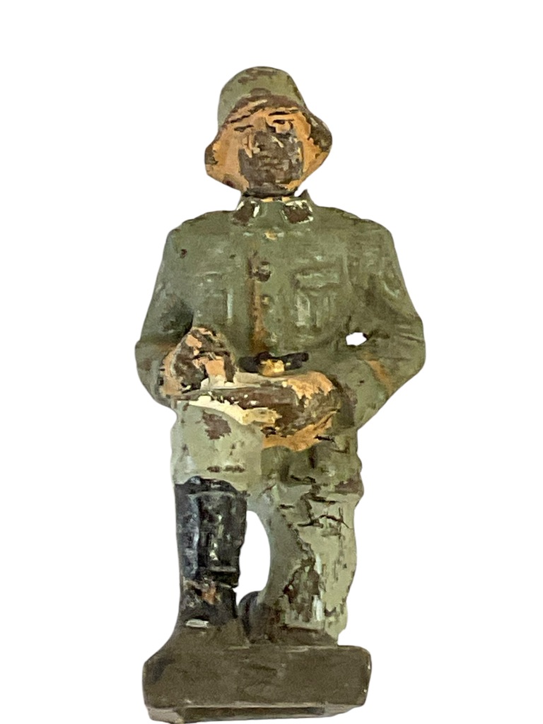 WW2 German Army Heer Kneeling Scribe Elastolin Toy Soldier - Military ...