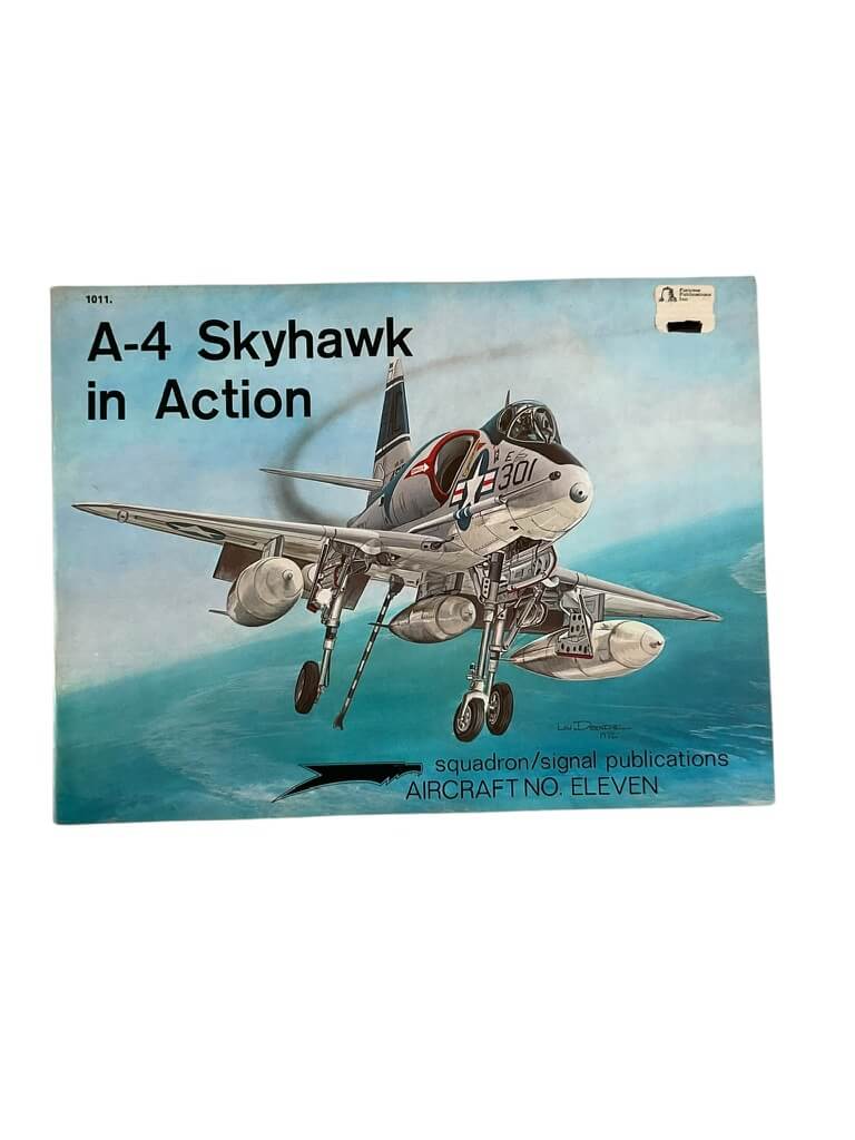 US USN Navy A-4 Skyhawk In Action Squadron Signal Aircraft No 11 Used Softcover Reference Book ...