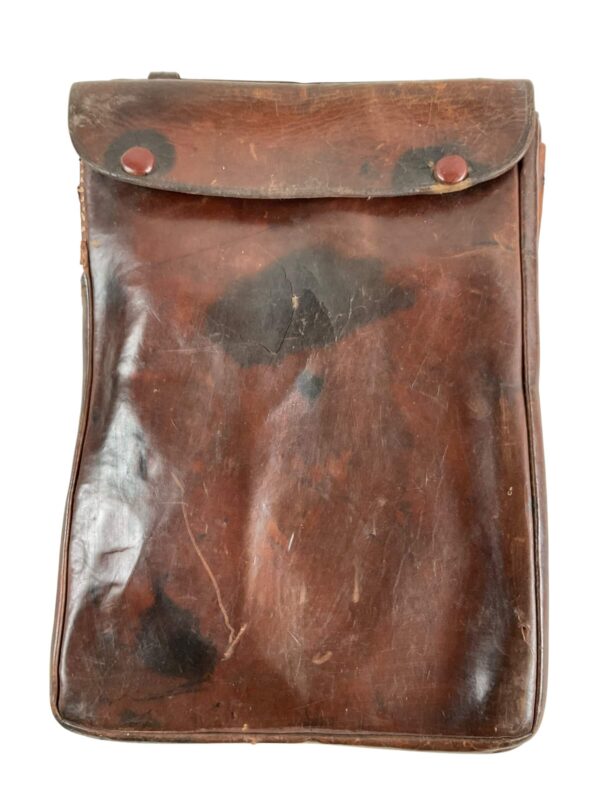 WW2 Japanese Officers Leather Map Case - Military Antiques Toronto