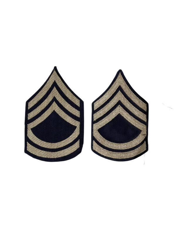 WW2 US Army Technical Sergeant Rank Insignia Pair - Military Antiques ...