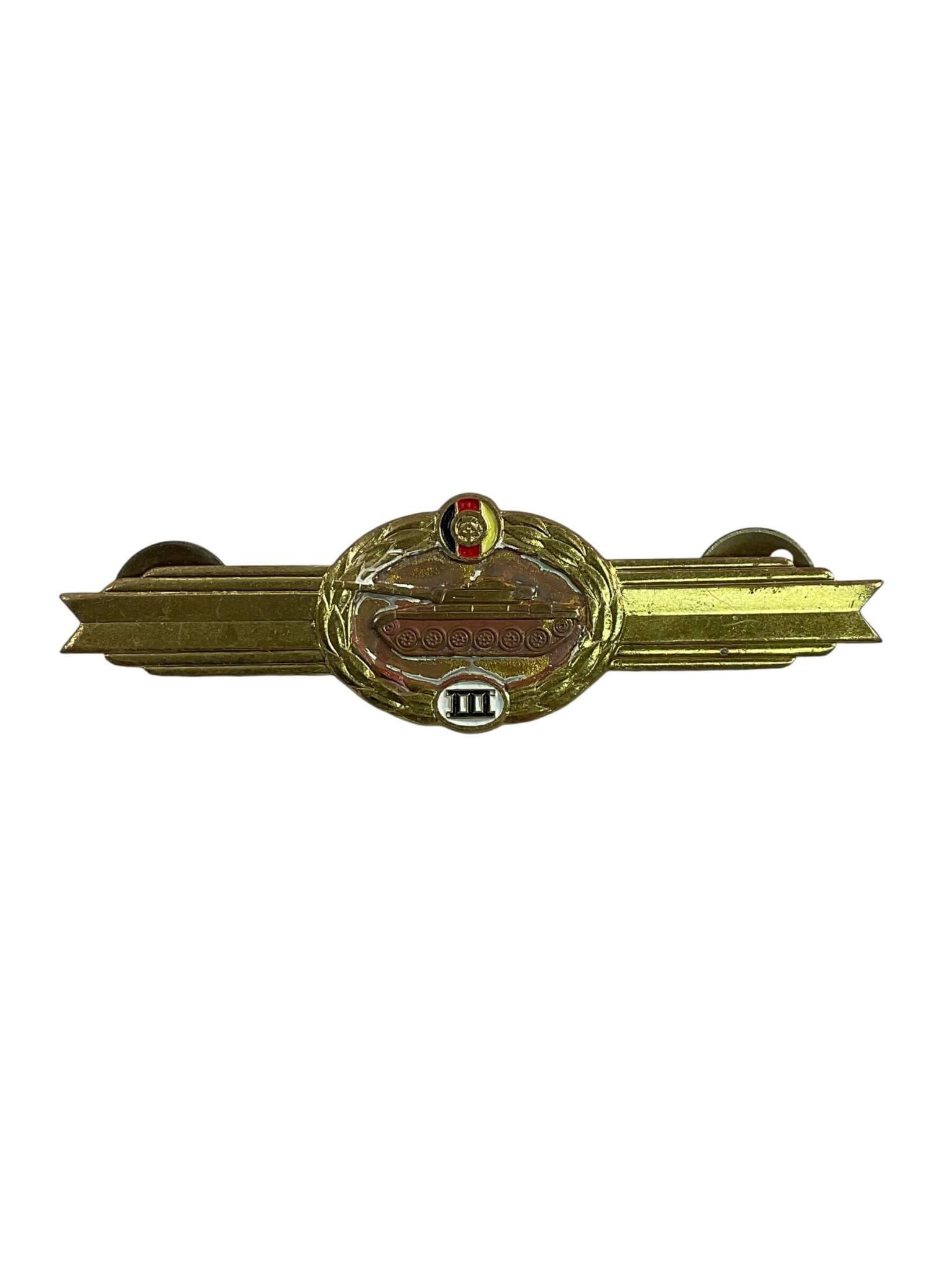 East German Army Panzer Tank 3rd Class Qualification Badge - Military ...