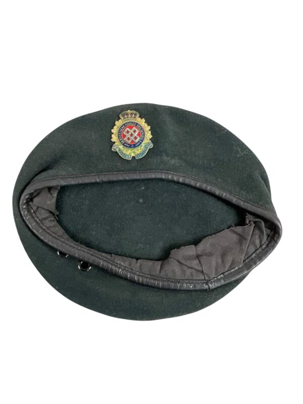Canadian Forces Green Army Beret With Logistics Cap Badge - Military ...