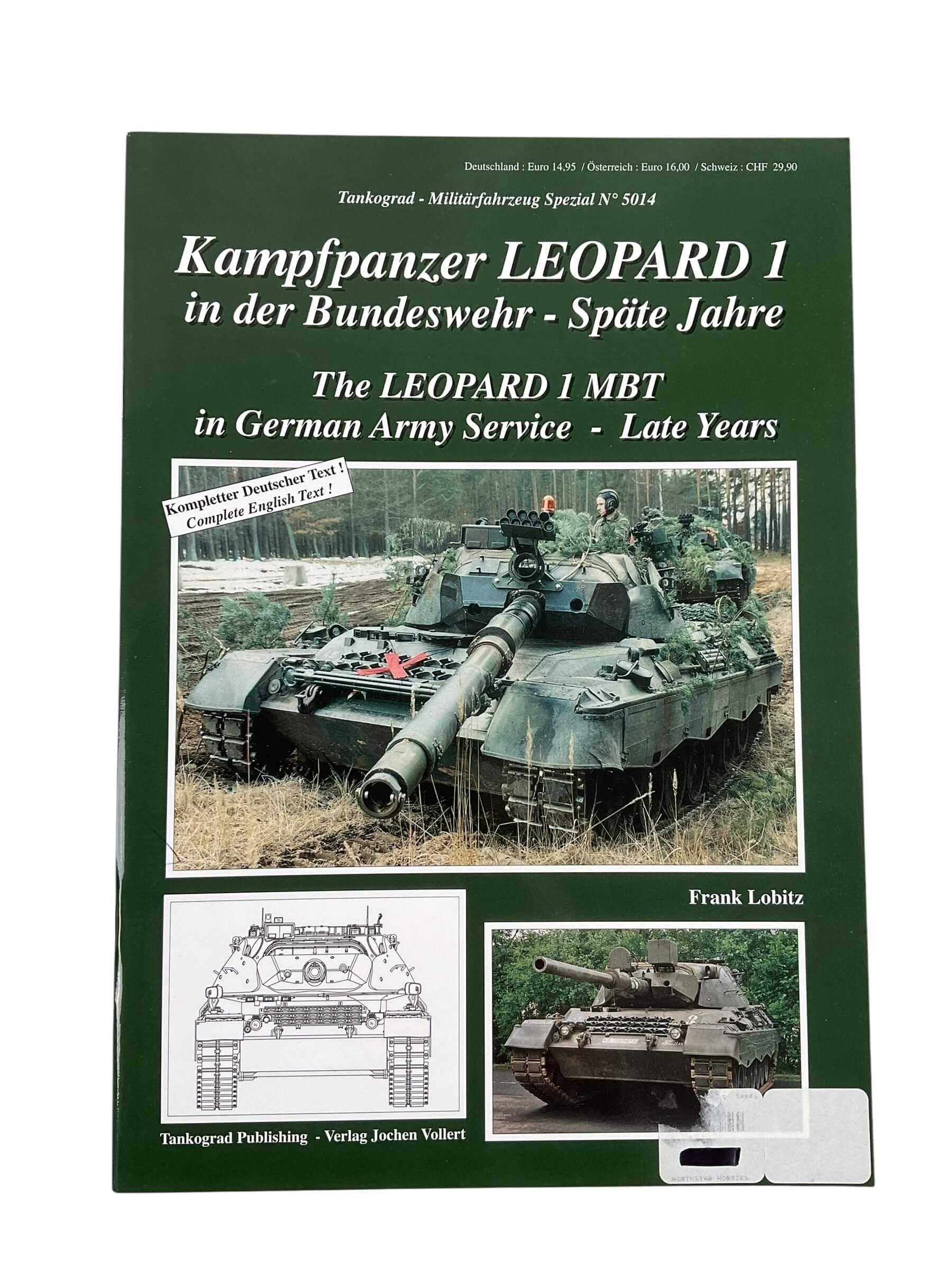 German Army The Leopard 1 MBT Late Years Tankograd No 5014 Used ...