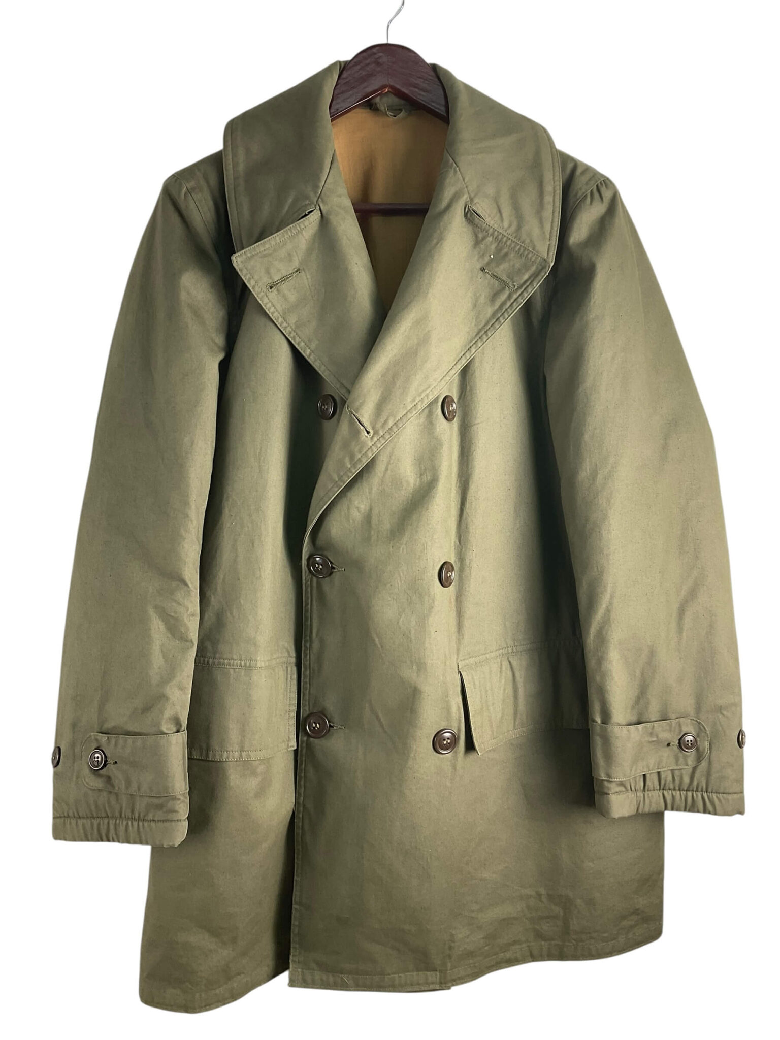 WW2 US Army OD Green Mackinaw Coat Jacket Size 36 - Military Antiques ...