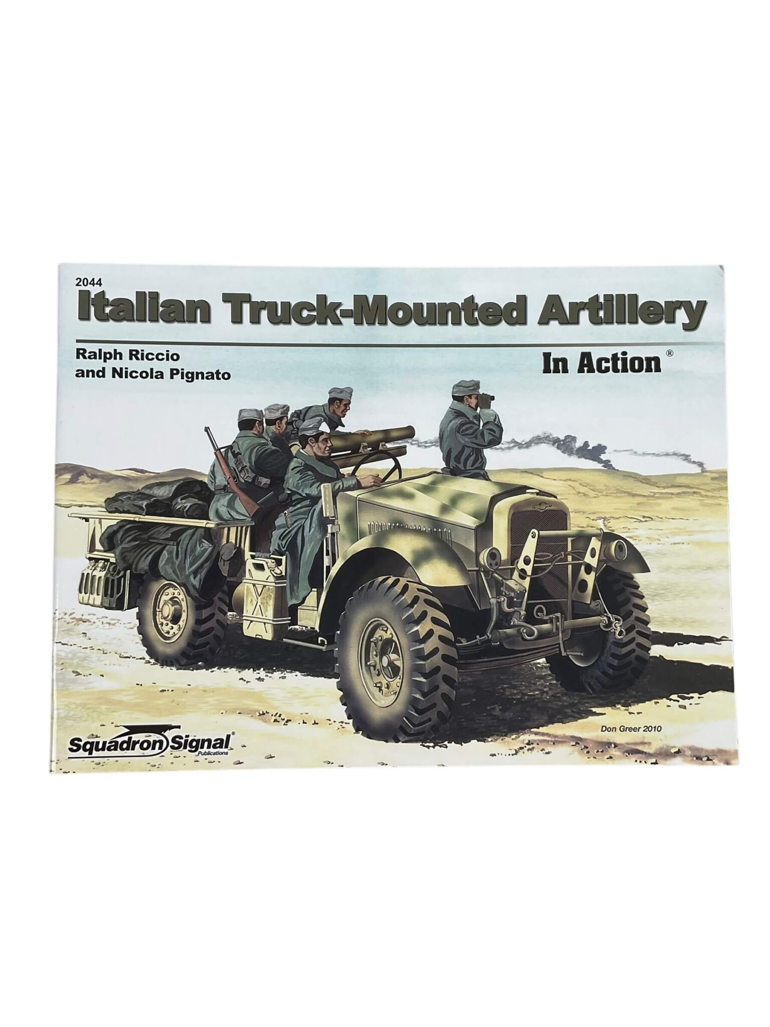 WW2 Italian Truck-Mounted Artillery in Action Squadron Signal Issue ...
