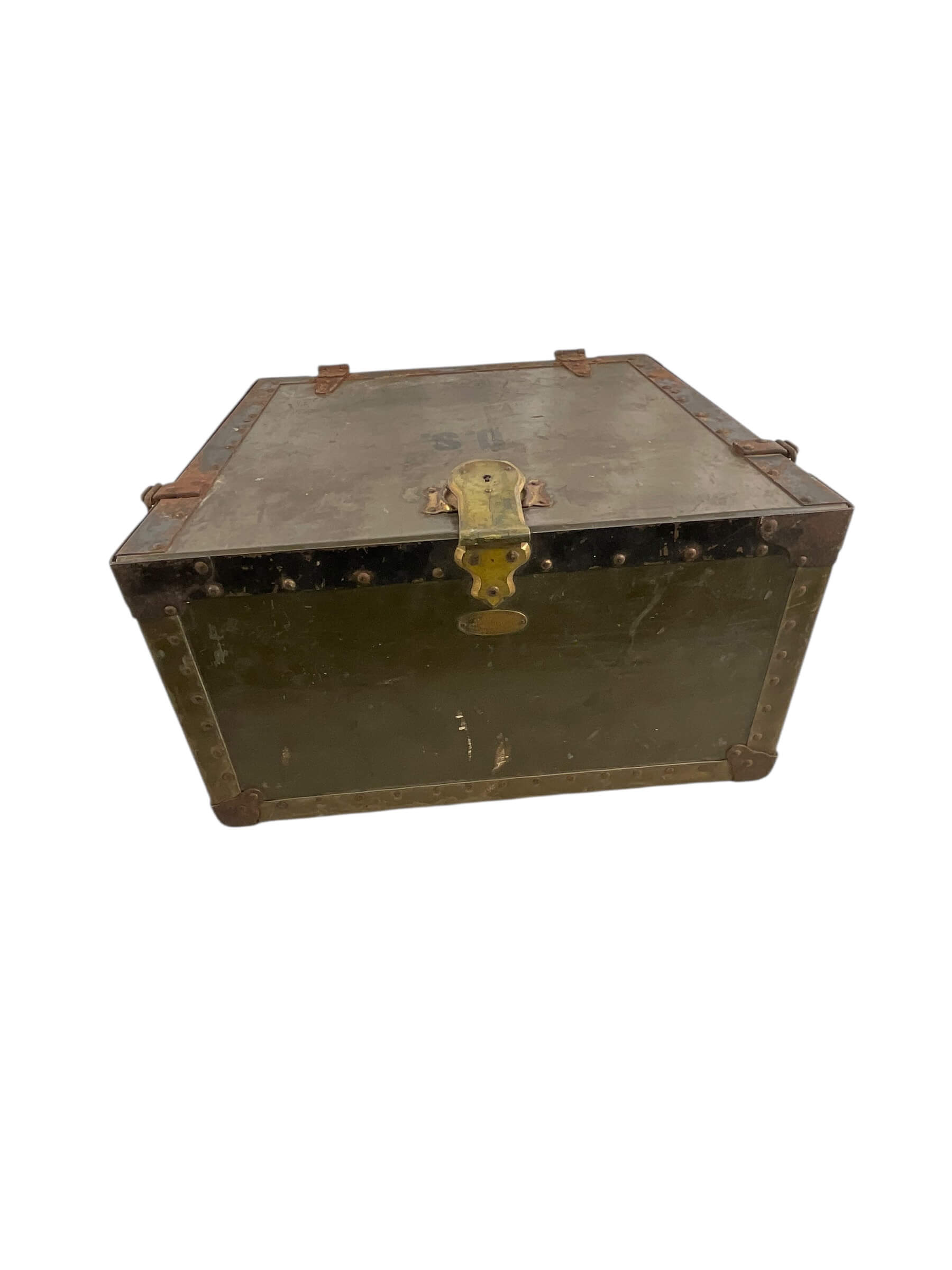 WW2 US Army Officers Barracks Box 20" X 19" X 10" - Military Antiques ...
