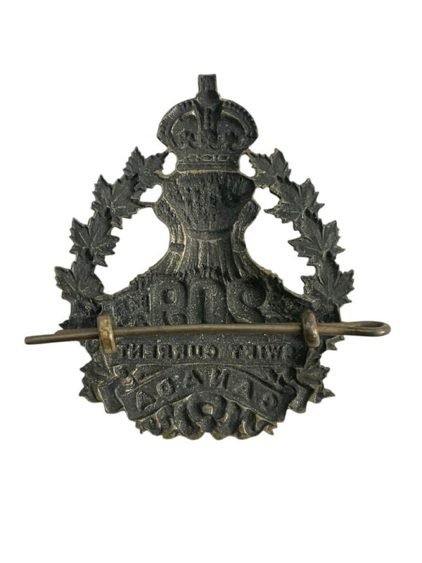 WW1 Canadian CEF 209th Battalion Swift Current Cap Badge - Military ...