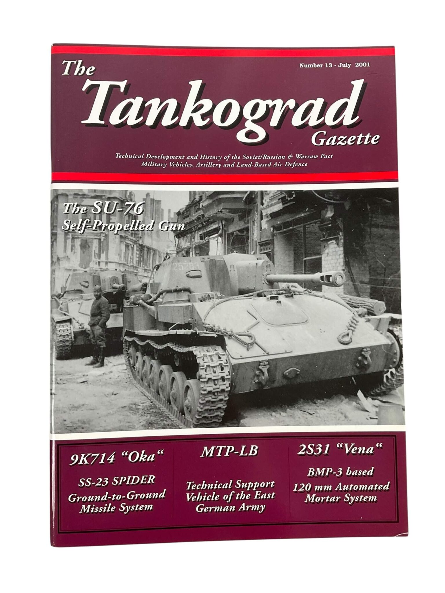 WW2 Russian Soviet The Tankograd Gazette SU-76 Self-Propelled Gun No 13 ...