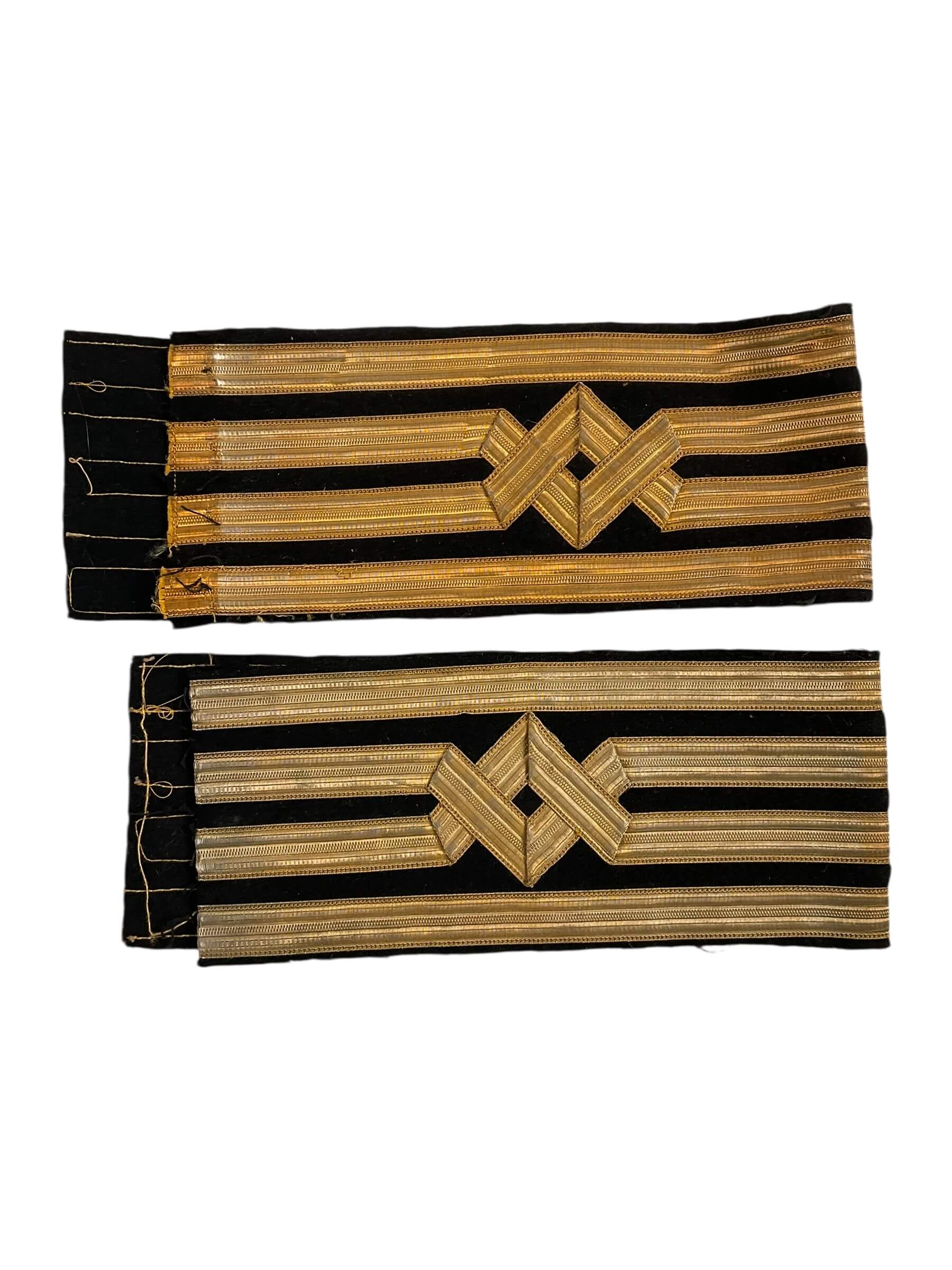 WW2 Canadian Merchant Navy Master Officers Cuff Rank Insignia Pair ...