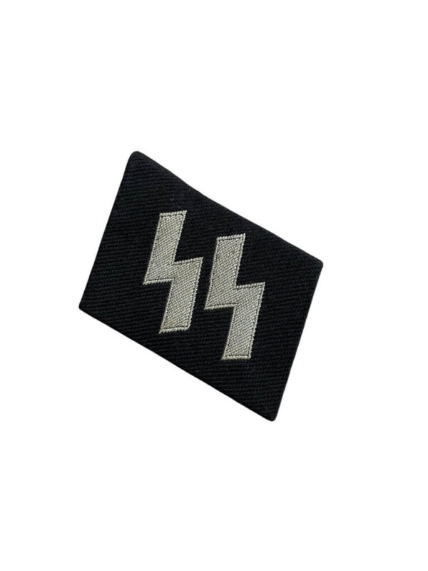 WW2 German Waffen SS Tunic Removed Collar Tab Single 2 - Military ...