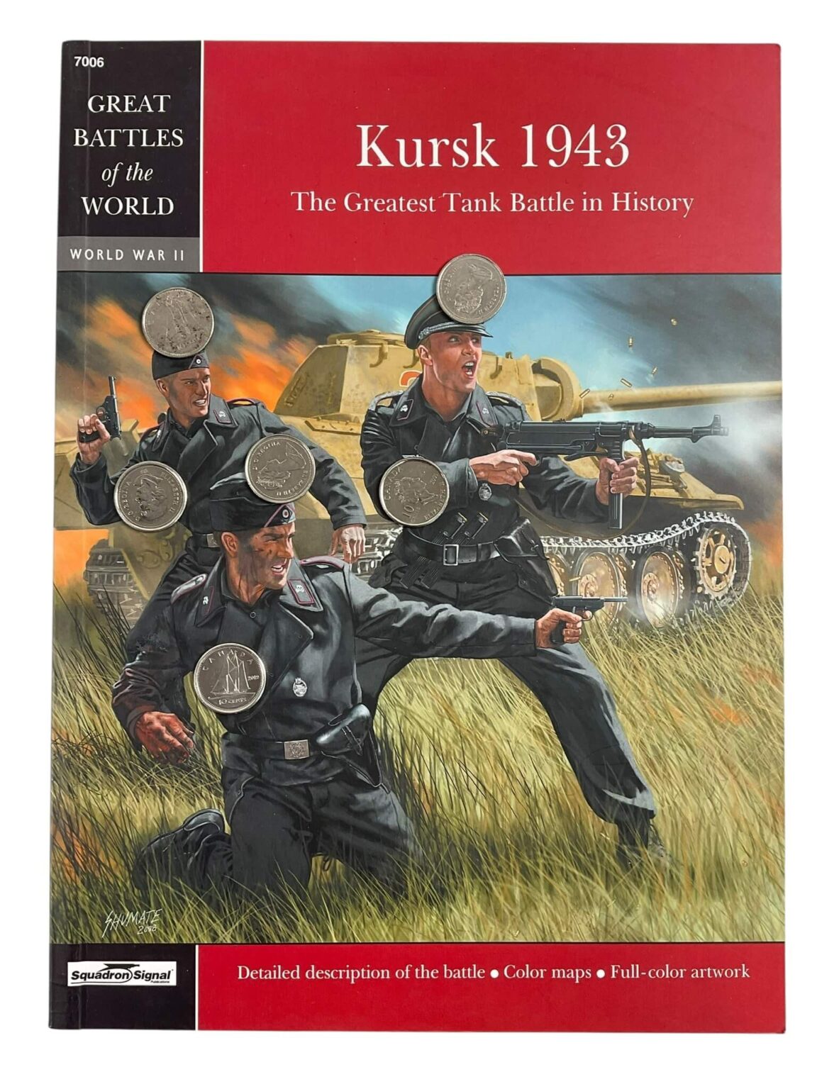 WW2 German Kursk 1943 Greatest Tank Battle Squadron Signal No 7006 Used ...