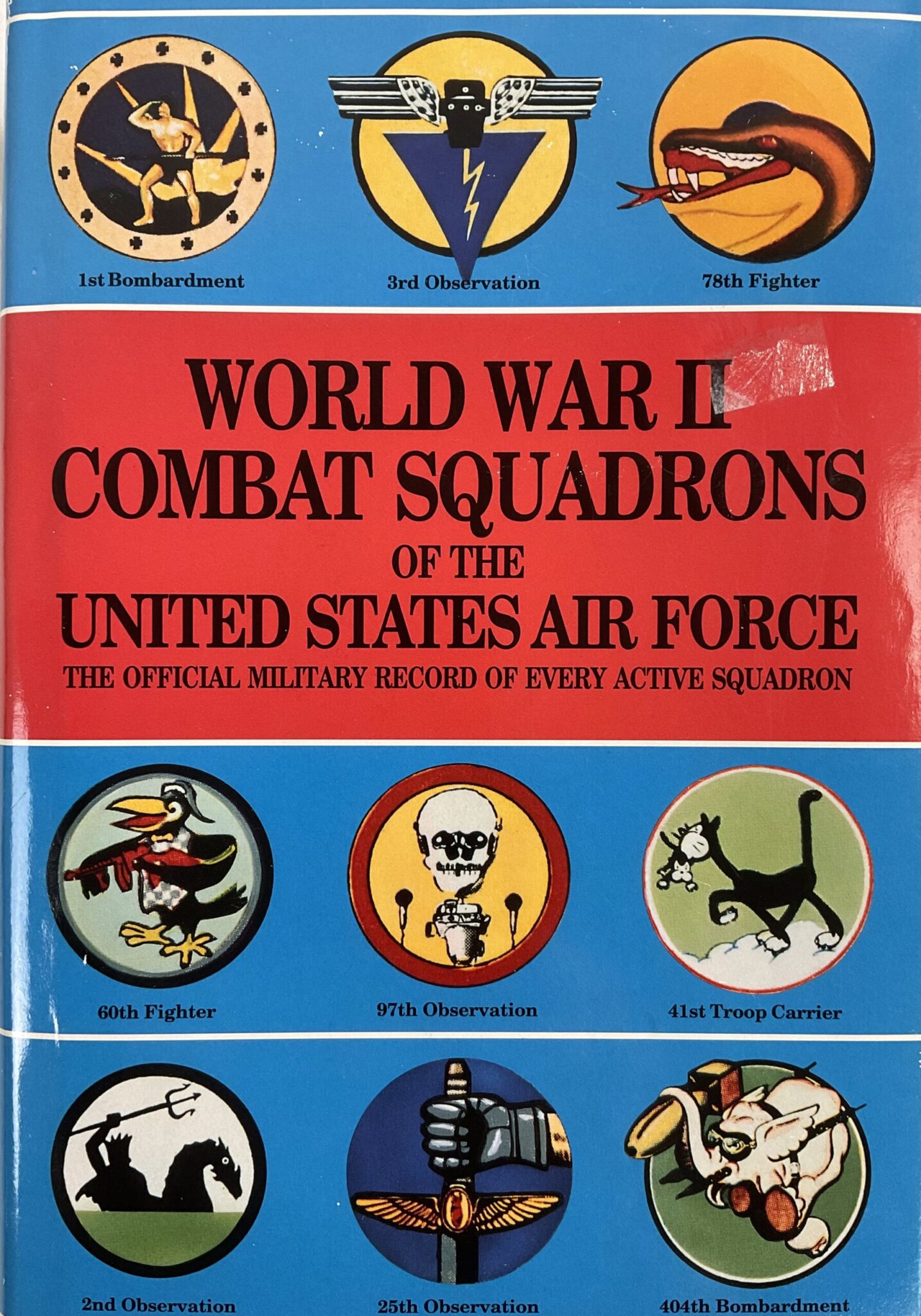 WW2 US USAF Combat Squadrons of the United States Air Force Used ...
