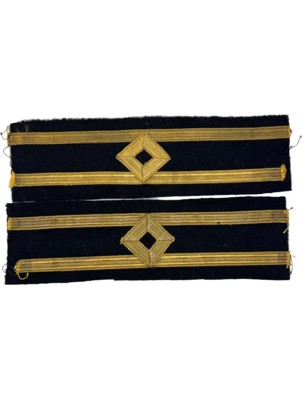 WW2 Canadian Merchant Navy Second Officers Cuff Rank Insignia Pair 3 ...