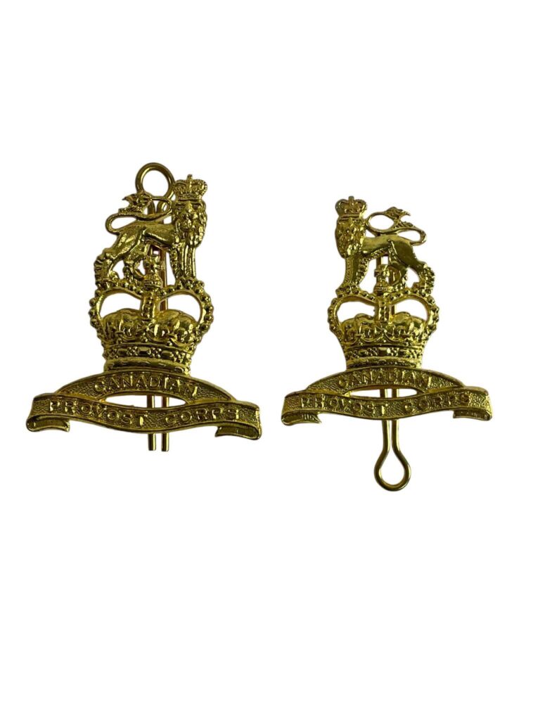 Canadian Forces Provost Corps Collars Insignia Pair - Military Antiques ...