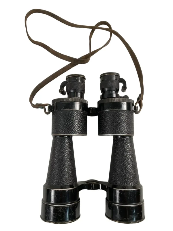 WW2 British RN Navy 12 X 50 Binoculars In Leather Case - Military ...