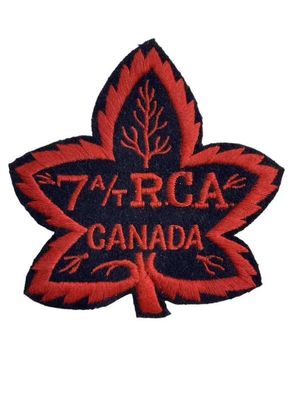 WW2 Canadian 7 Anti-Tank RCA Jacket Patch - Military Antiques Toronto