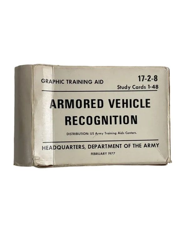 US Army Armored Vehicle Recognition Study Cards - Military Antiques Toronto
