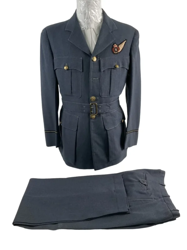 WW2 Canadian RCAF Navigator Officers Tunic With Trousers - Military ...