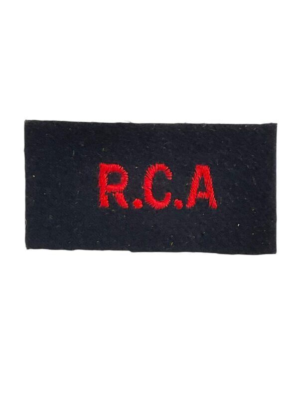 WW2 Royal Canadian Artillery RCA Patch Insignia Single - Military ...