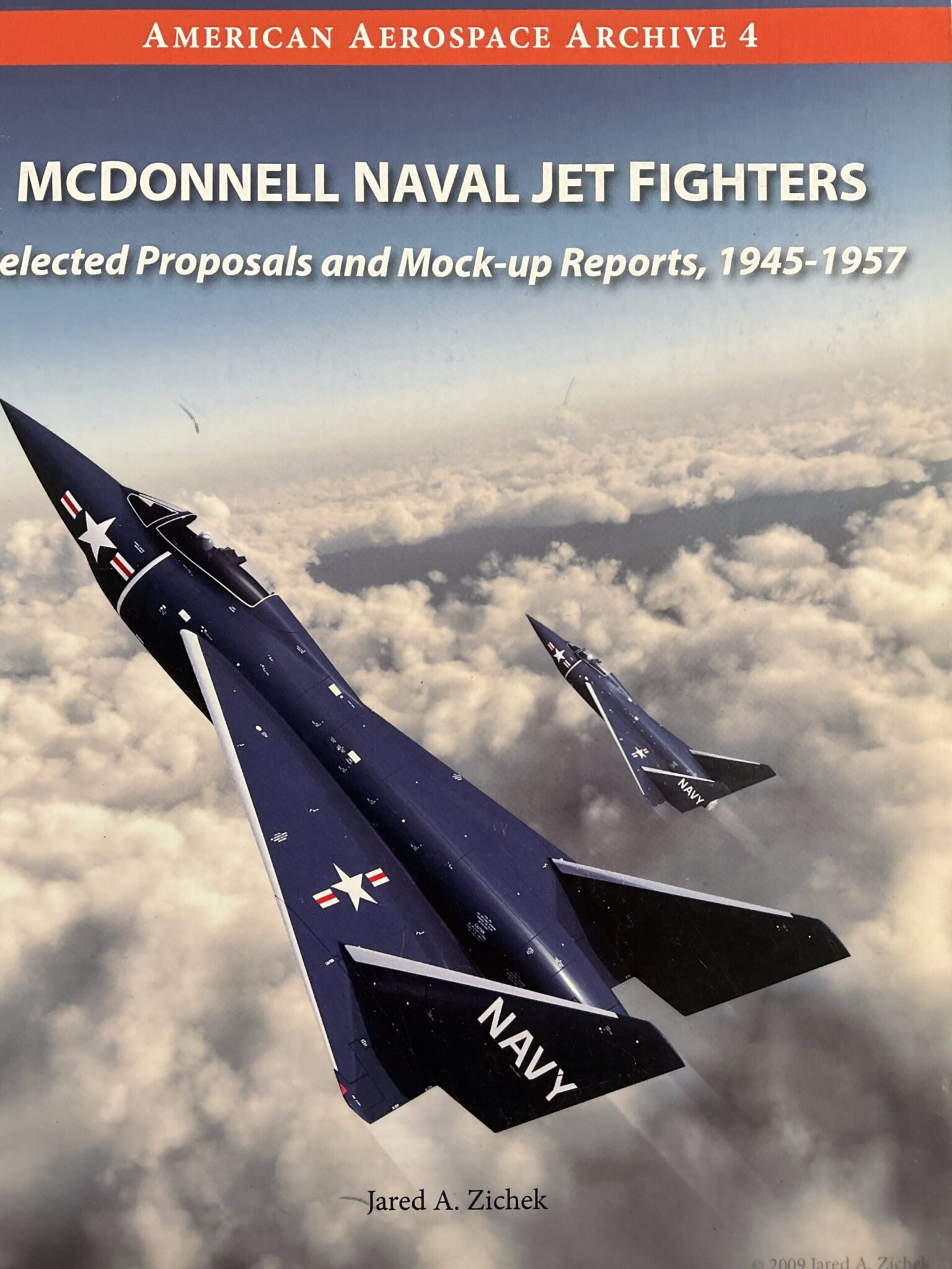 US USN Navy McDonnell Naval Jet Fighters American Aerospace No 4 Used ...