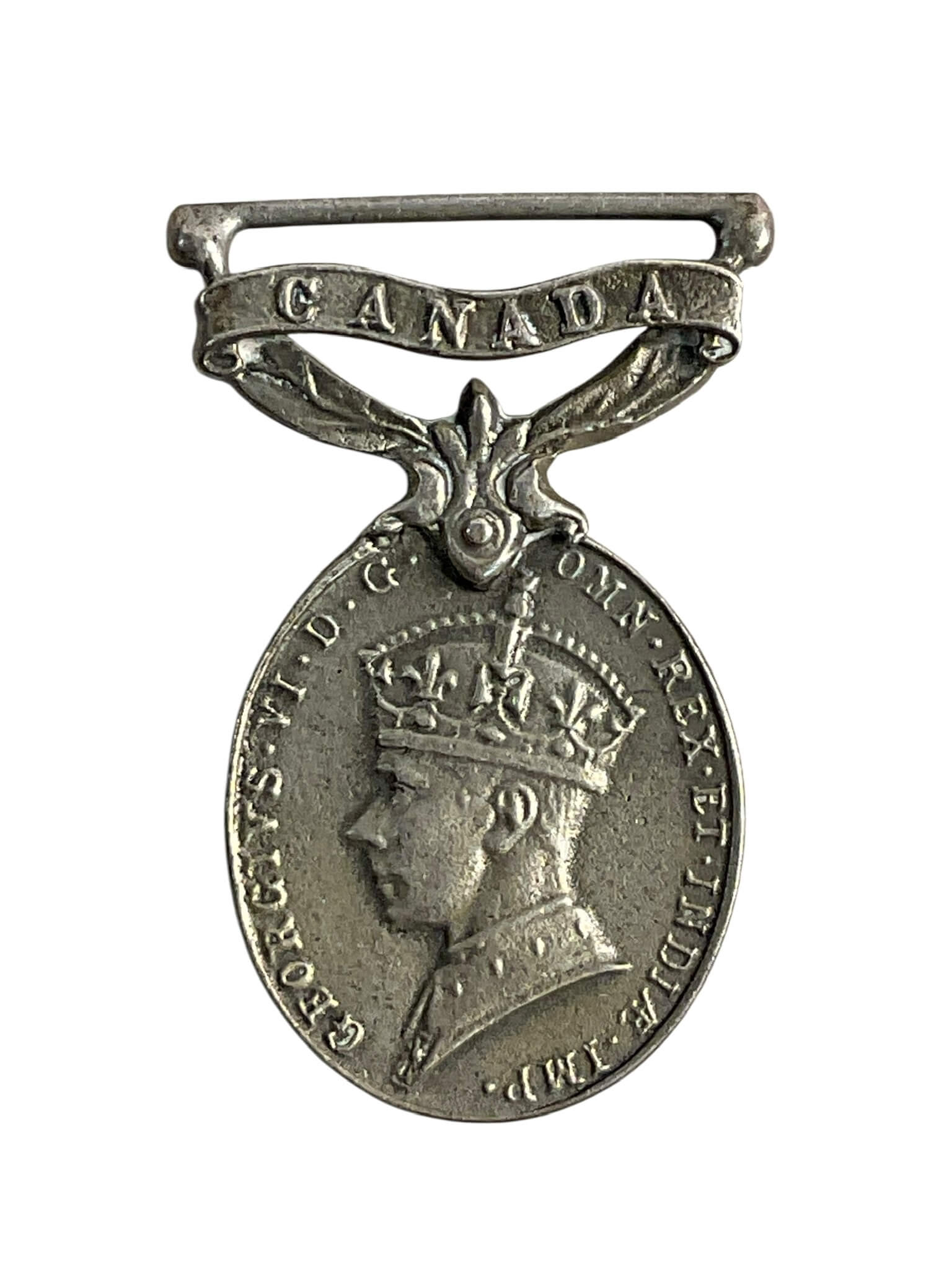 WW2 Canadian Efficiency Miniature Medal With Canada Bar - Military ...