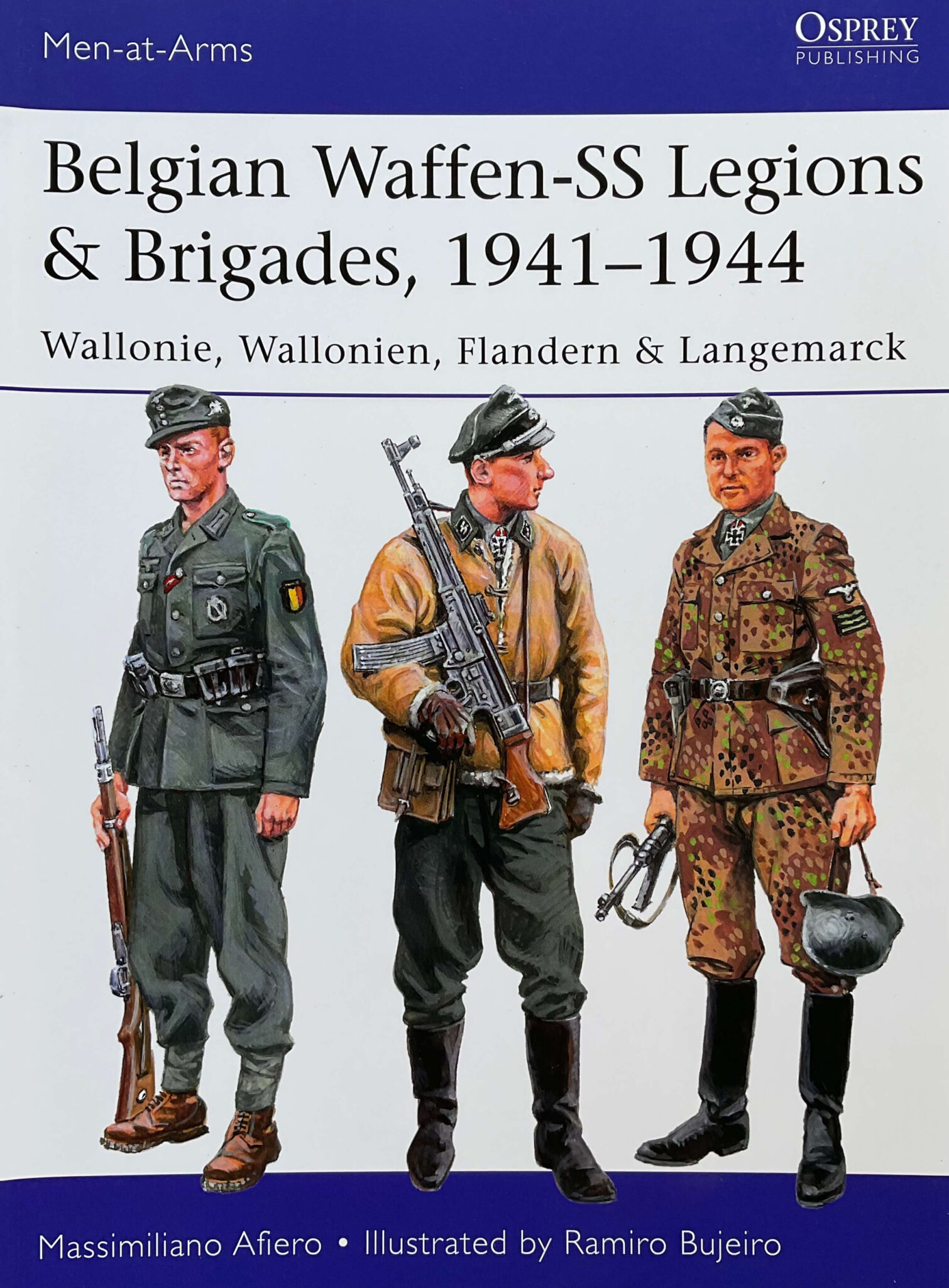 WW2 German Belgian Waffen-SS Legions and Brigades Osprey Men At Arms No ...