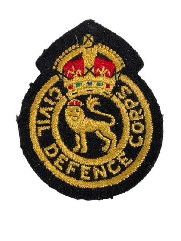 WW2 British Civil Defence Corps Patch - Military Antiques Toronto