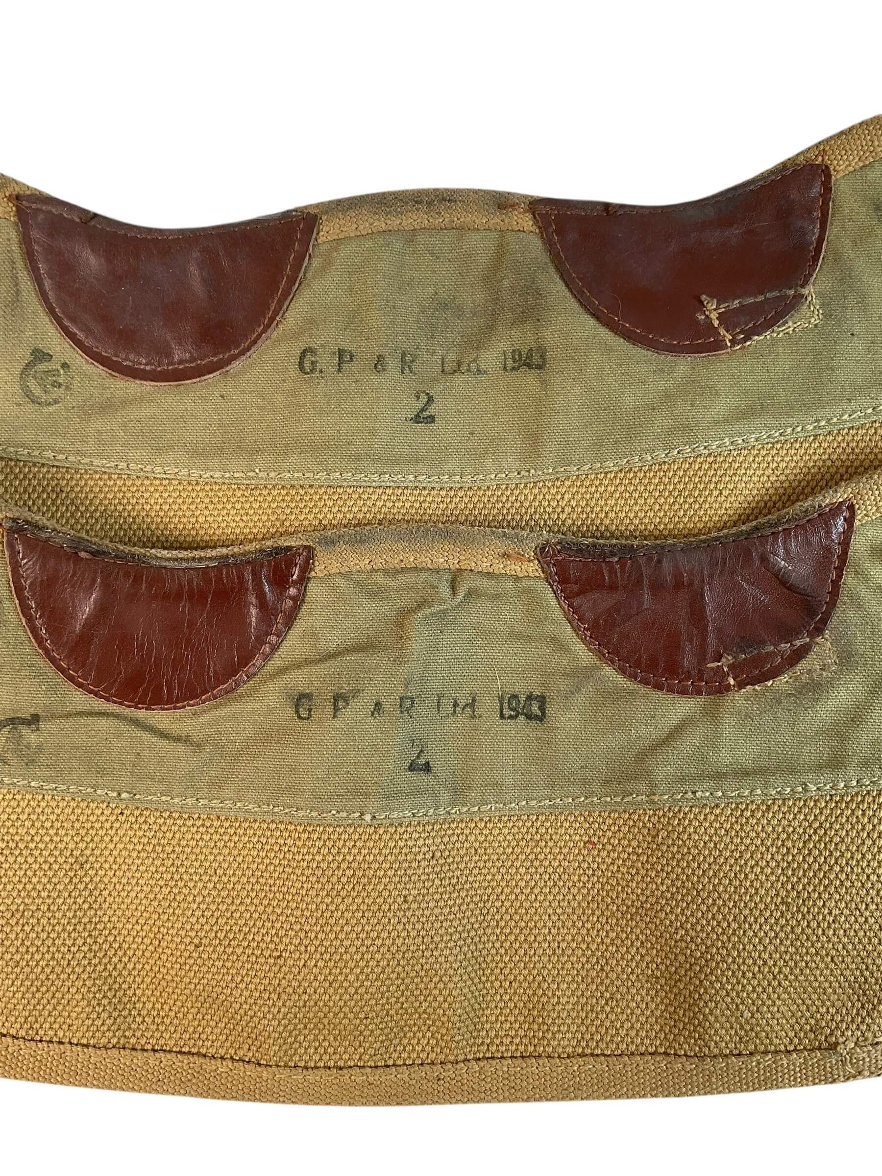 WW2 Canadian Army Gaiters 1943 Dated Size 2 - Military Antiques Toronto