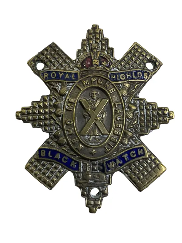 WW1 British Black Watch Royal Highlanders Sweetheart Sew-On - Military ...