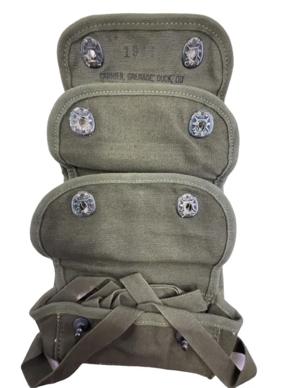 WW2 US 3 Grenade Pouch Mint - Military Antiques Toronto
