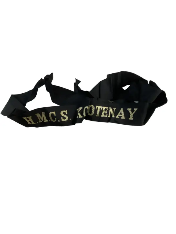 Canadian RCN Navy HMCS Kootenay Full Length Cap Tally - Military ...