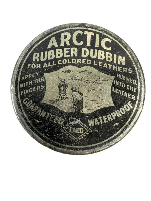 WW2 Canadian Arctic Rubber Dubbin With Contents - Military Antiques Toronto