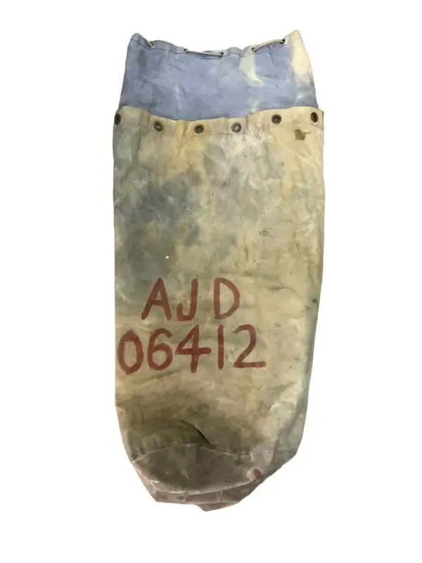 WW2 Canadian RCAF Duffle Bag Named 36" X 20" - Military Antiques Toronto