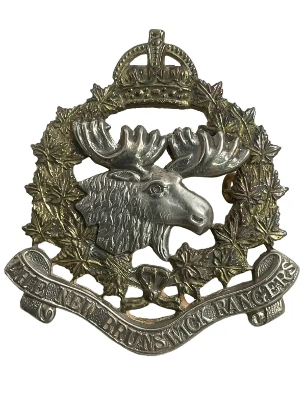 WW2 Canadian The New Brunswick Rangers Cap Badge - Military Antiques ...