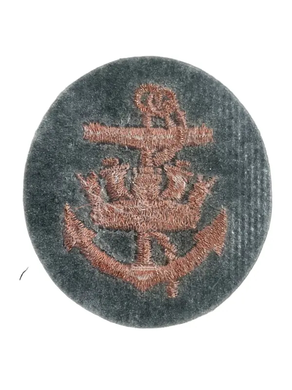 Canadian Forces RCN Navy Sea Service Bronze On Green Embroidered Patch ...