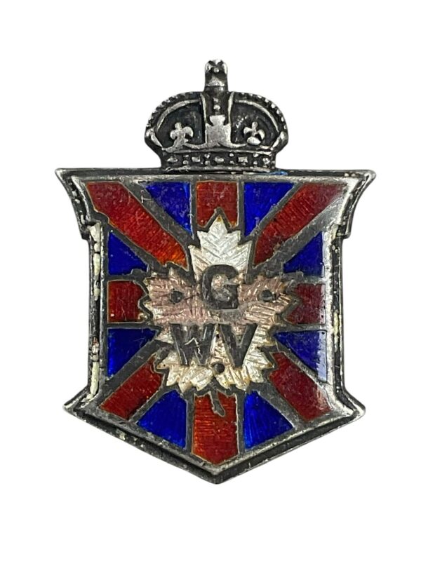 WW1 Canadian CEF Great War Veterans Lapel Badge Low Number 88 ...